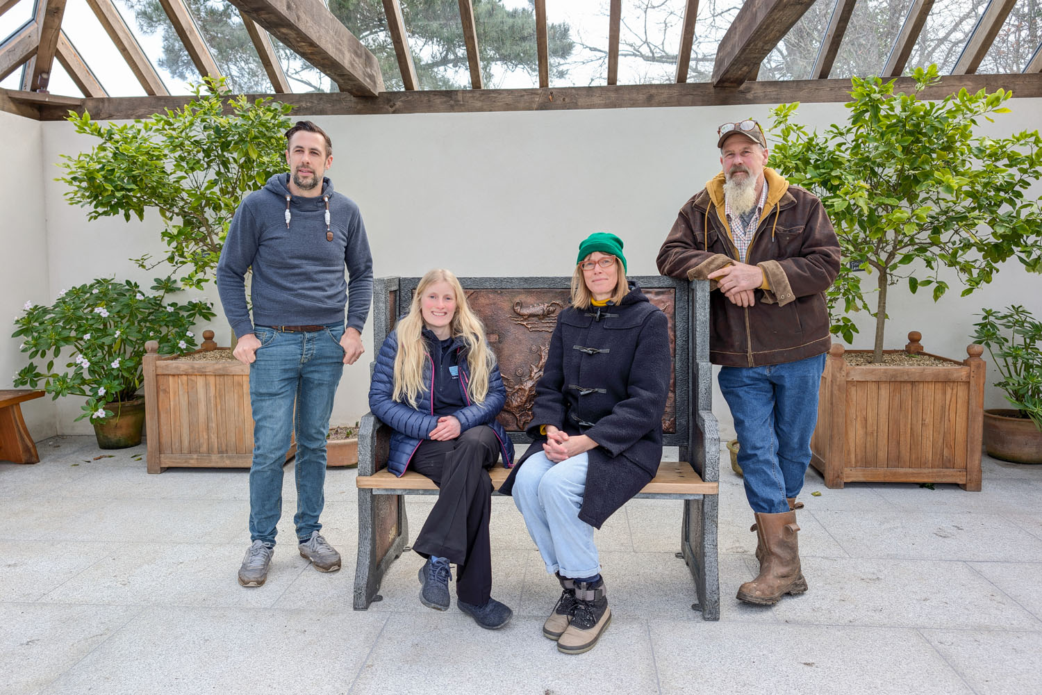 Drolla The Storytelling Bench - Trebah Garden